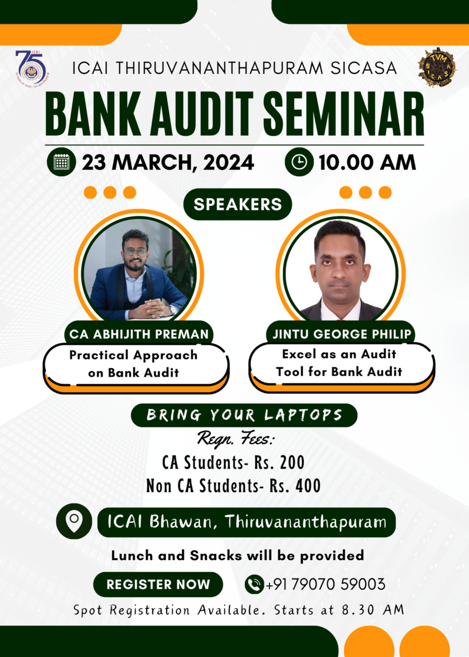 ANNUAL BANK AUDIT SEMINAR 2024 AND INSTALLATION CEREMONY OF SICASA ...